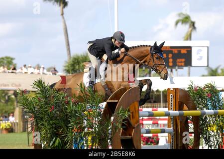 Leslie Howard (USA) riding Lennox Lewis 2, Winter Equestrian Festival ...