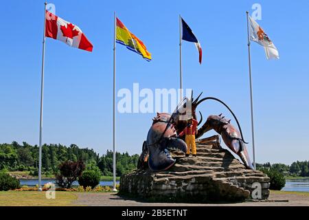 SHEDIAC TOWN HALL, LOBSTER CAPITAL OF THE WORLD, NEW BRUNSWICK, CANADA ...