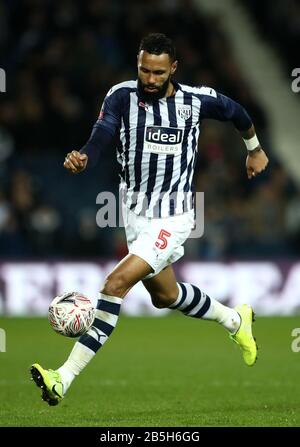West Bromwich Albion's Kyle Bartley during the Premier League match at ...