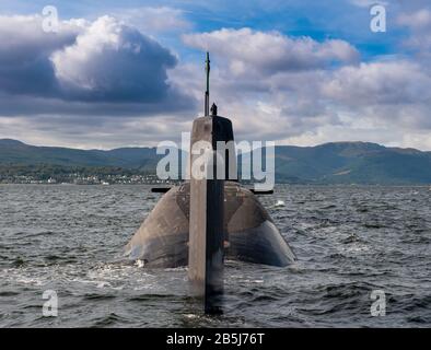 Royal Navy nuclear powered Astute class submarine Stock Photo - Alamy