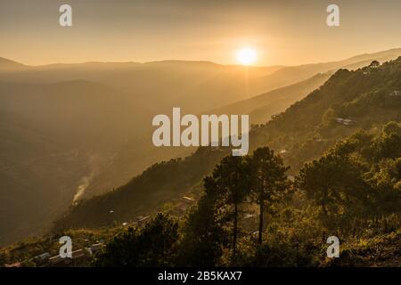 Aerial view of the Mindat, Myanmar, Asia Stock Photo - Alamy