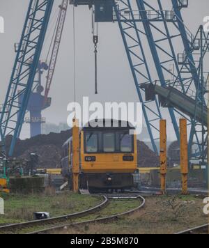 Withdrawn Northern rail class 142 pacer trains 142046 + 142034 in the ...