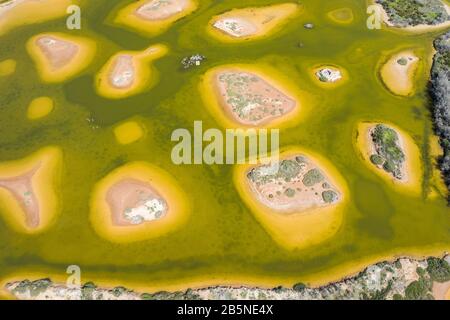 Aerial view of the Ghadira Natur Reserve,Malta Stock Photo - Alamy