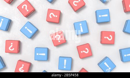 Questions and answers concept. Many Questions mark on white studio ...