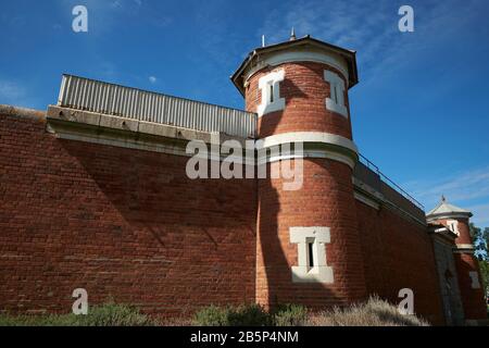 Watchtower at the main entrance to the Ulumbarra Theater, formerly the ...