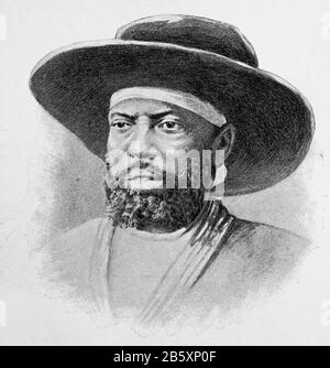 Emperor Menelik II GCB, 1844, 1913, Negus of Shewa, Emperor of Ethiopia ...