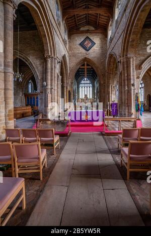 Holy Trinity Parish church Rothwell Northamptonshire England Stock ...