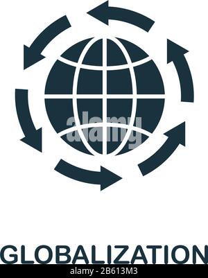 Globalization icon. Simple element from economic collection. Creative ...