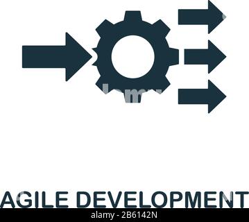 Agile Methodology icon. Simple element from app development collection. Filled Agile Methodology ...