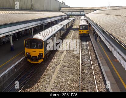A British Rail Class 150 " Sprinter " operated by First Great Western ...