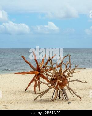 Wooden Viral Escapade by Marcus Tatton sculptor artist at Sculpture by ...
