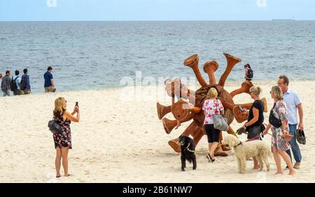 Wooden Viral Escapade by Marcus Tatton sculptor artist at Sculpture by ...