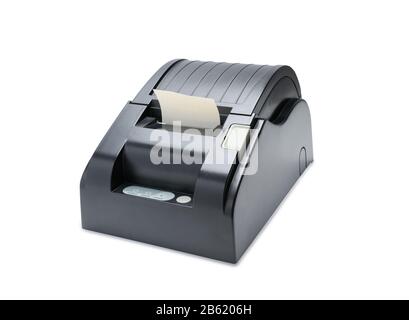 Office equipment, A point of sale receipt printer printing a receipt ...