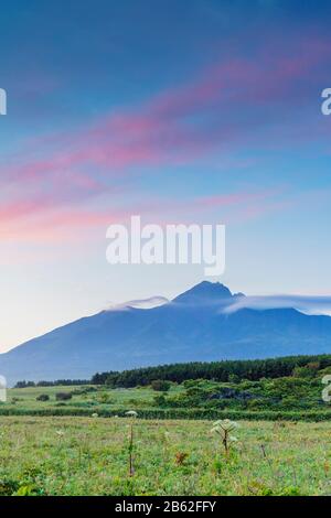 Rishiri Island, Rishiri San (mountain), Hokkaido, Japan, Asia Stock ...
