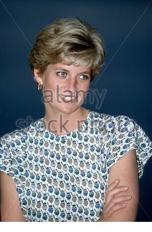 Princess Diana visit to Brazil Stock Photo: 21320621 - Alamy