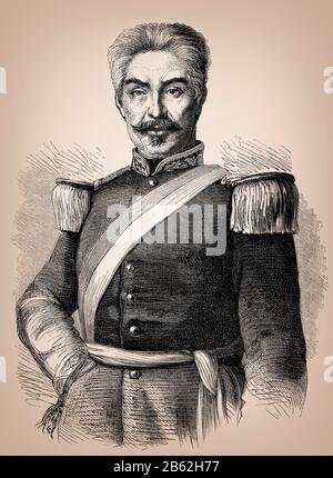 Miguel de San Román Meza (1802 - 1863) served as the 25th President of ...