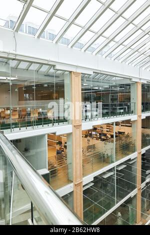 Side of of modern office building with many windows Stock Photo - Alamy