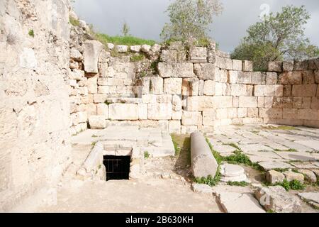 Sebastia ancient israel excavation on palestinian territory Stock Photo ...