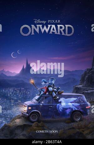 ONWARD, from left: Ian Lightfoot (voice: Tom Holland), Barley Lightfoot ...