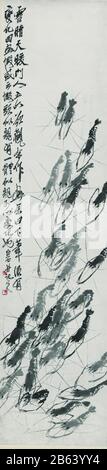 Qi Baishi Ink Painting Chinese Shrimp and Crab Stock Photo - Alamy