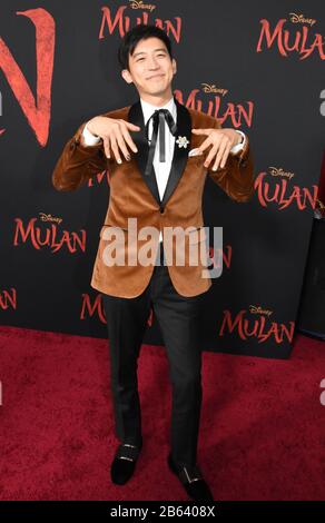 Jimmy Wong attends the premiere of Disney's "Mulan" at Dolby Theatre on ...