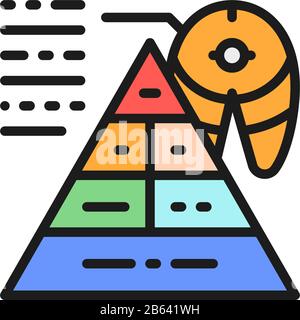 Protein nutrients icon. Outline Protein nutrients vector icon for web ...