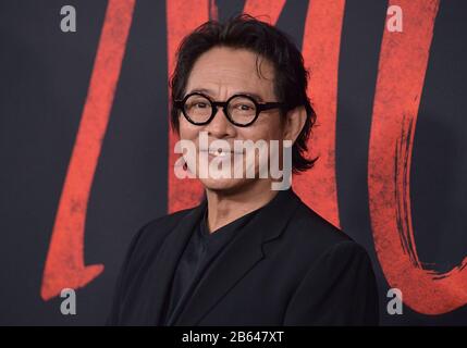 Jet Li arrives at the Disney’s MULAN World Premiere held at the Dolby ...