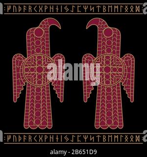 Eagle Brooch. Ancient Visigoth image of an eagle. The eagle brooch is ...