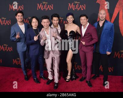 (L-R) Chris Pang and Rich Brian at the Disney’s MULAN World Premiere ...