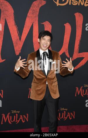 Jimmy Wong arrives at the Disney’s MULAN World Premiere held at the ...