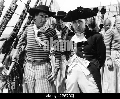 CHARLES LAUGHTON as Captain Bligh in Mutiny on the Bounty (1935) and ...