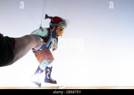 Turkish shadow puppet theatre Stock Photo - Alamy