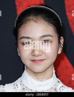 Crystal Rao arrives at the Disney’s MULAN World Premiere held at the ...