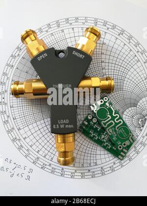 Calibration kit for radio frequency vector network analyzer calibration ...