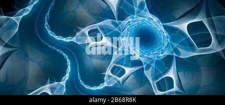 Abstract background banner 8K blue, light, dark, black, white, gray ray ...