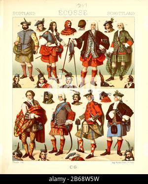 Ancient Scottish fashion and lifestyle, 18th century from Geschichte ...
