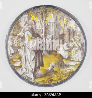 . Lot at the city gate of Sodom, in conversation with two angels. He ...
