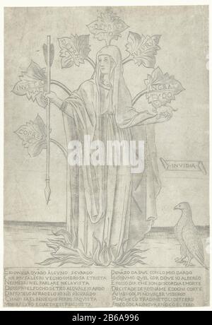 Envy (Invidia) The seven main sin (series title) Personification of ...