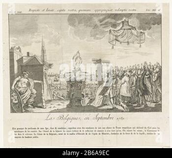 Allegory of the Brabant Revolution, 1789, Anonymous, 1789. Reimagined ...
