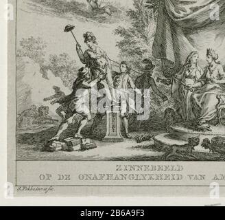 Allegory of American freedom, Simon Fokke, 1780 - 1782 print ...