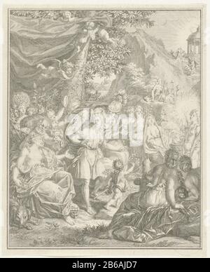 Allegorische performance with Telemachus and Minerva Avonturen of Telemachus (series title ...