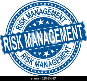 risk round blue sticker isolated on white Stock Vector Image & Art - Alamy