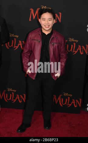 Albert Tsai attends the LA Premiere of "Zootopia" held at El Capitan ...