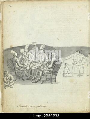 Snapshot of men and women sitting at a table with papers in front of ...