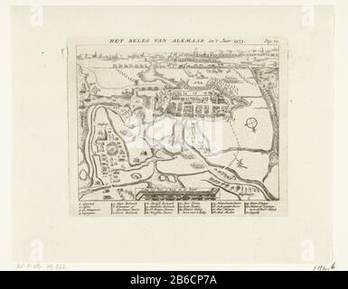 Siege of Alkmaar, 1573 The Siege of Alkmaar in the year 1573 (title ...