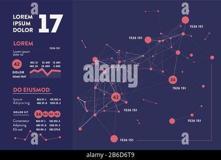 Futuristic infographic. Information aesthetic design. Complex data ...