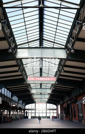 The concourse of former Central Railroad of New Jersey Terminal aka ...