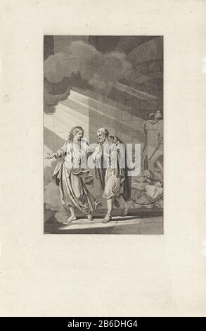 Deliverance of Peter from prison the sleeping Peter is awakened by an ...