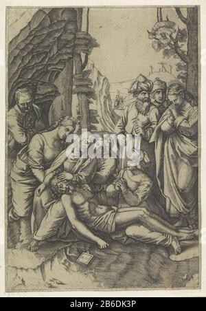 Bewening, Agostino Veneziano, After Marcantonio Raimondi, After Rafaël ...