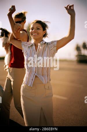 Two Cheerful Young Women Delighting in Yerba Mate Ritual at Countryside ...
